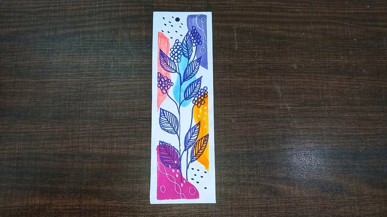 diy bookmark design idea for beginners-step-by-step - YouTube