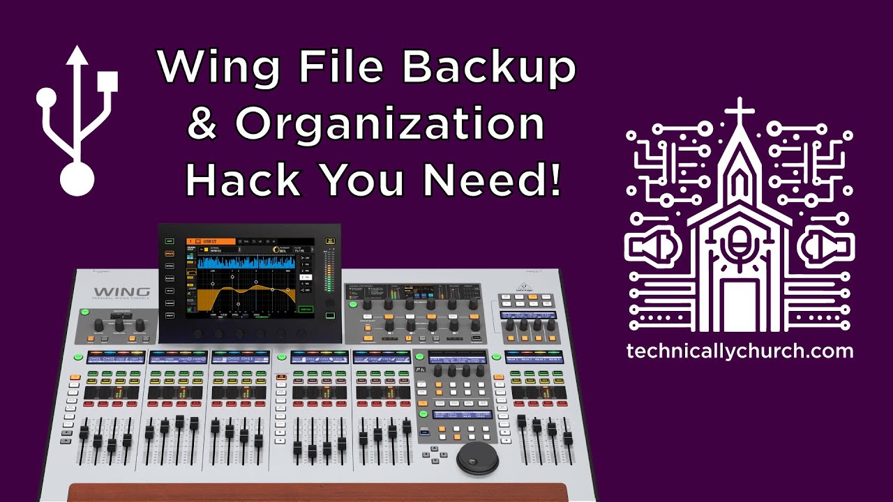 Behringer Wing File Backup & Organization Hack You Need! - YouTube