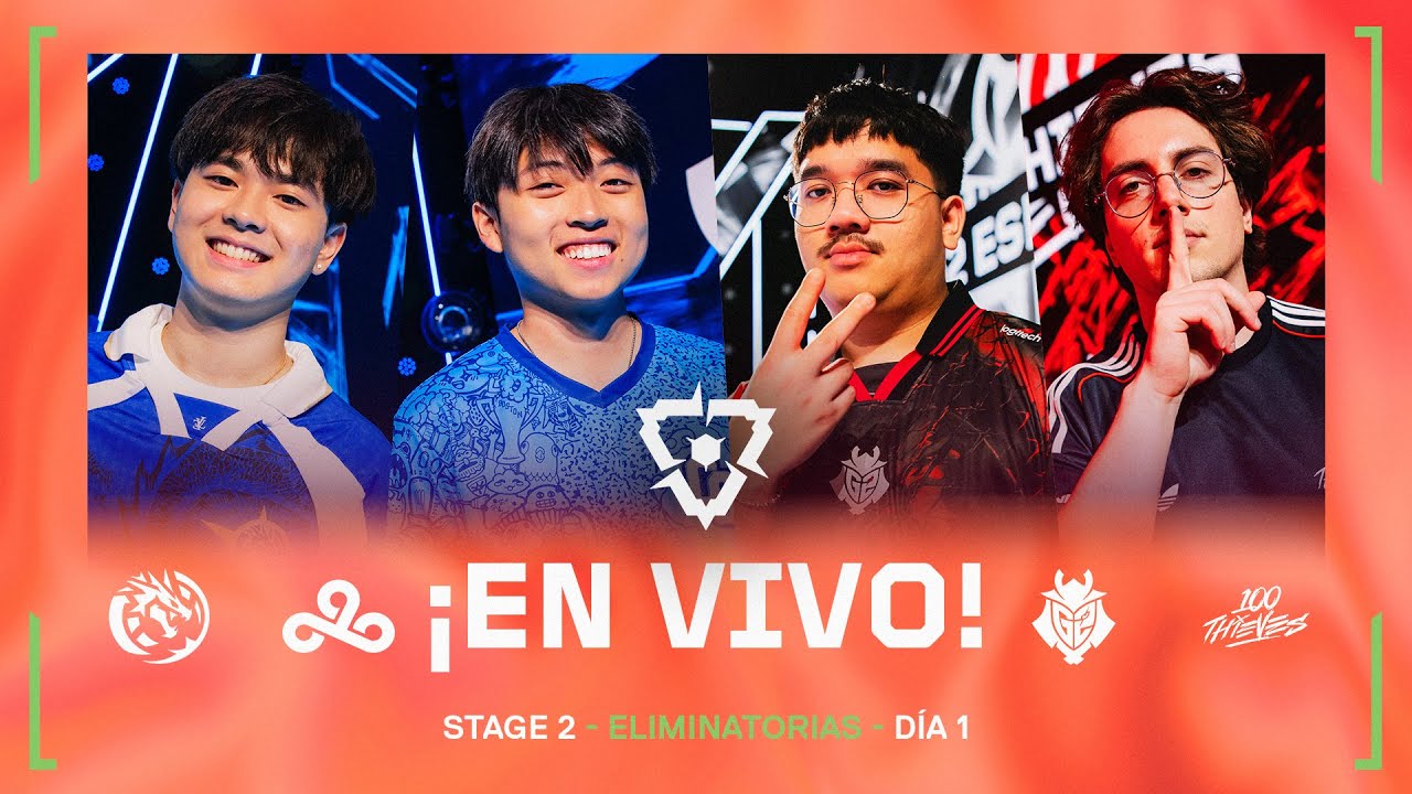 LEV vs C9 / G2 vs 100T — VCT Americas Stage 2 — Eliminatorias Día 1 ...