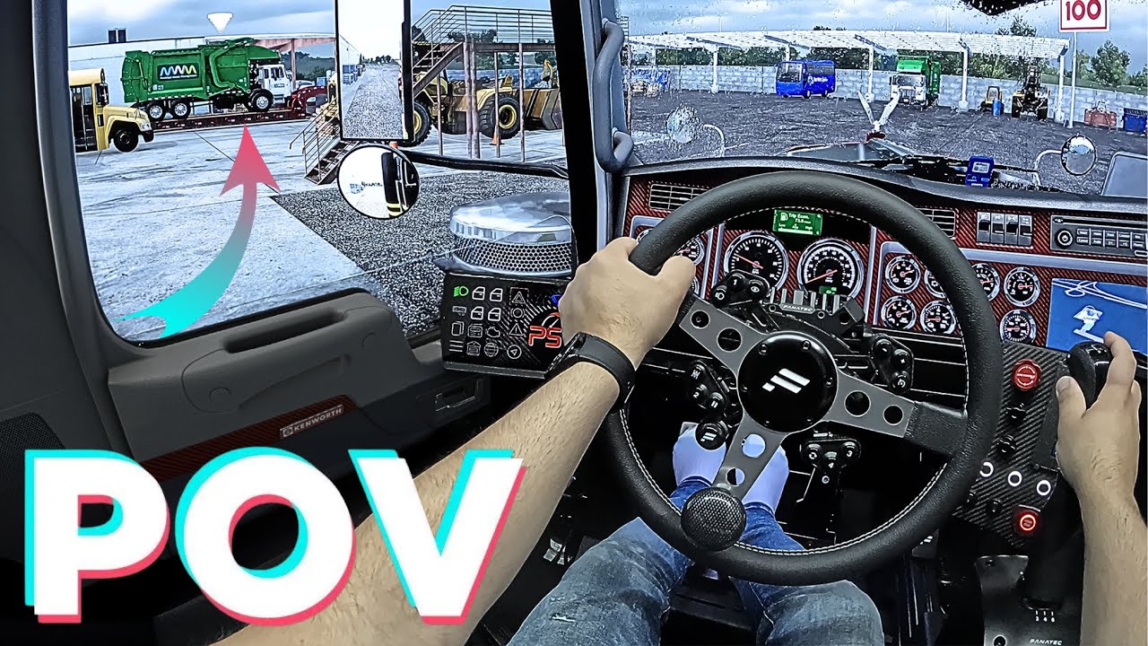 Transporting a Garbage Truck from Oklahoma City in ATS | Fanatec CSL DD ...