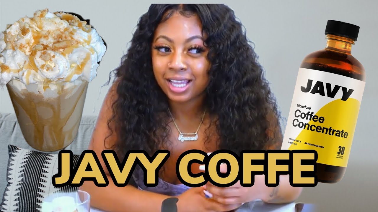 JAVY Liquid Microdose Coffee review I made a Banana Frappe - YouTube