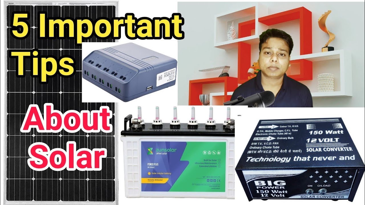 Protect your solar system with 5 important tips - YouTube