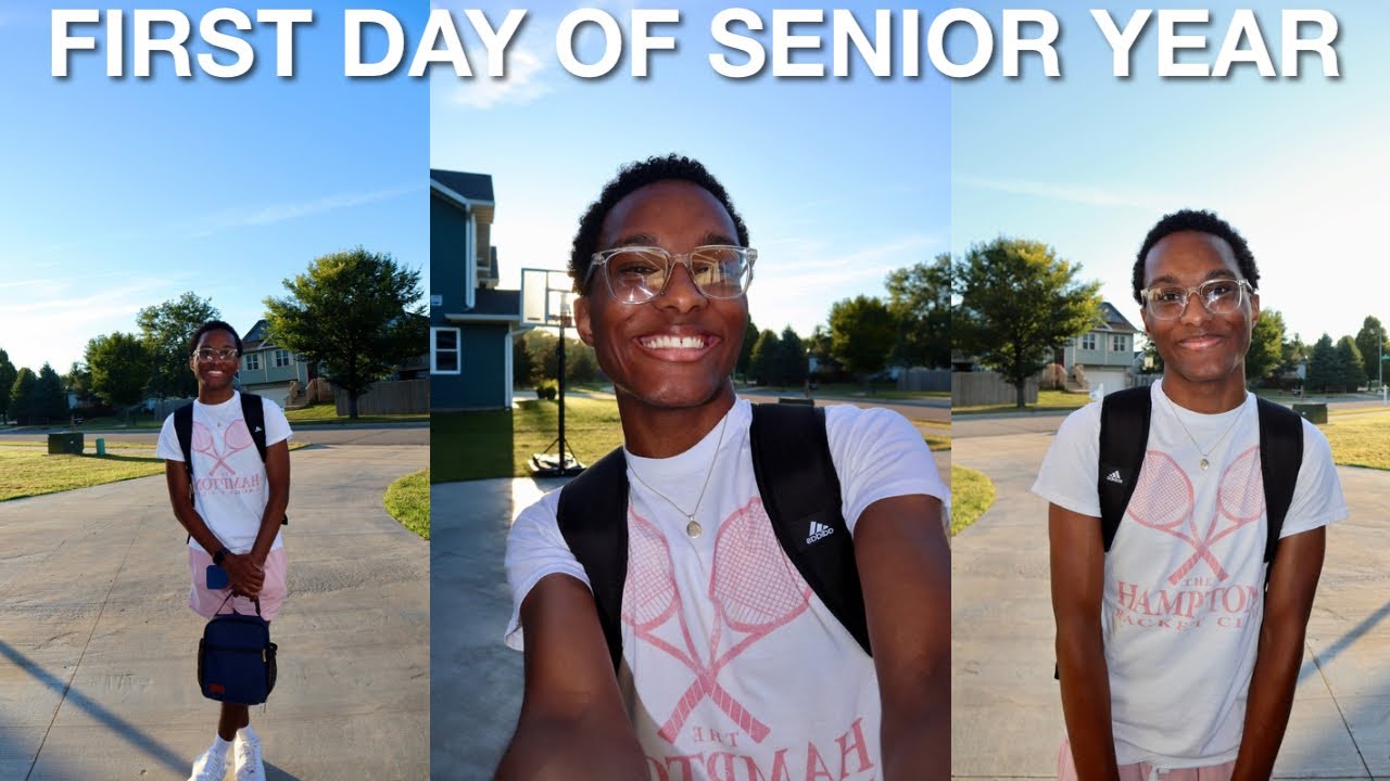 shortest first day of senior year vlog ever... - YouTube