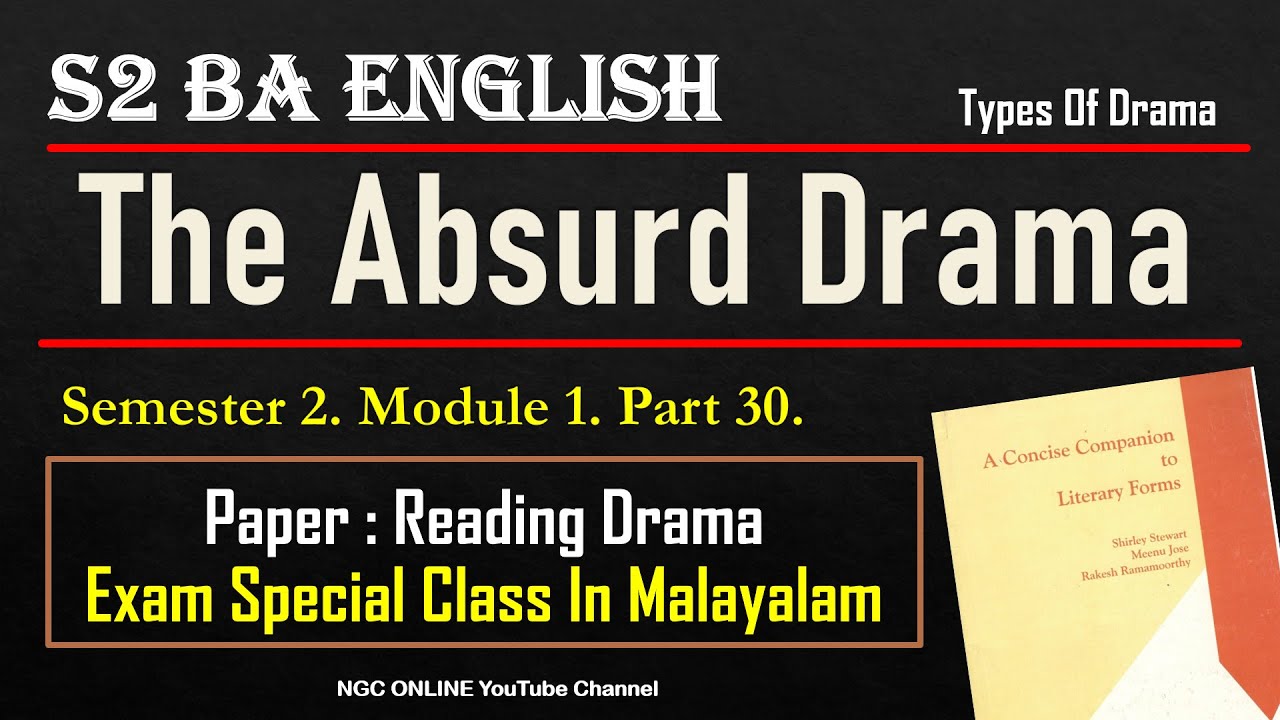 Absurd Drama Reading Drama BA English Theatre Of The Absurd absurd-drama-reading-drama-ba-english-theatre-of-the-absurd