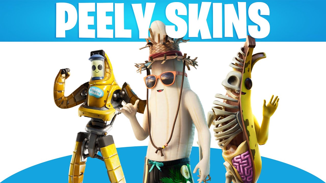 All PEELY Skins in Fortnite - YouTube