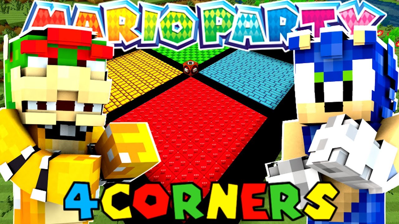 Mario And Sonic Party - Extreme 4 Corners! - Minecraft [3] - YouTube