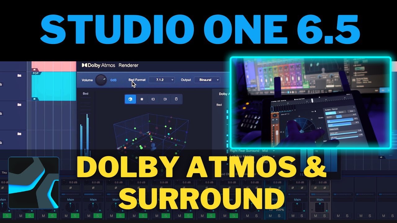 Studio One 6.5 - What You Should Know About Studio One, Dolby Atmos and Surround 🤯 - YouTube
