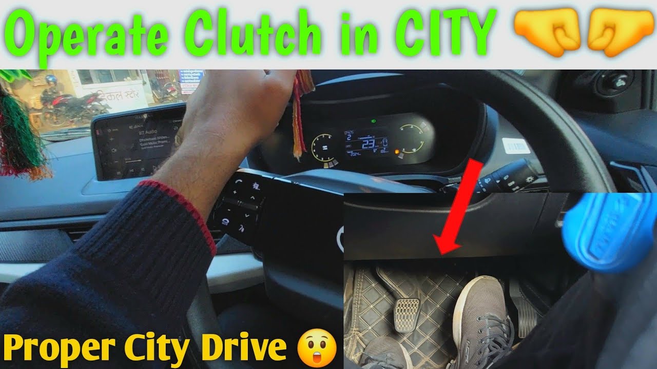 Mastering in Clutch Proper CITY DRIVING 🤜🤛| With CLUTCH FOOT Movement ...