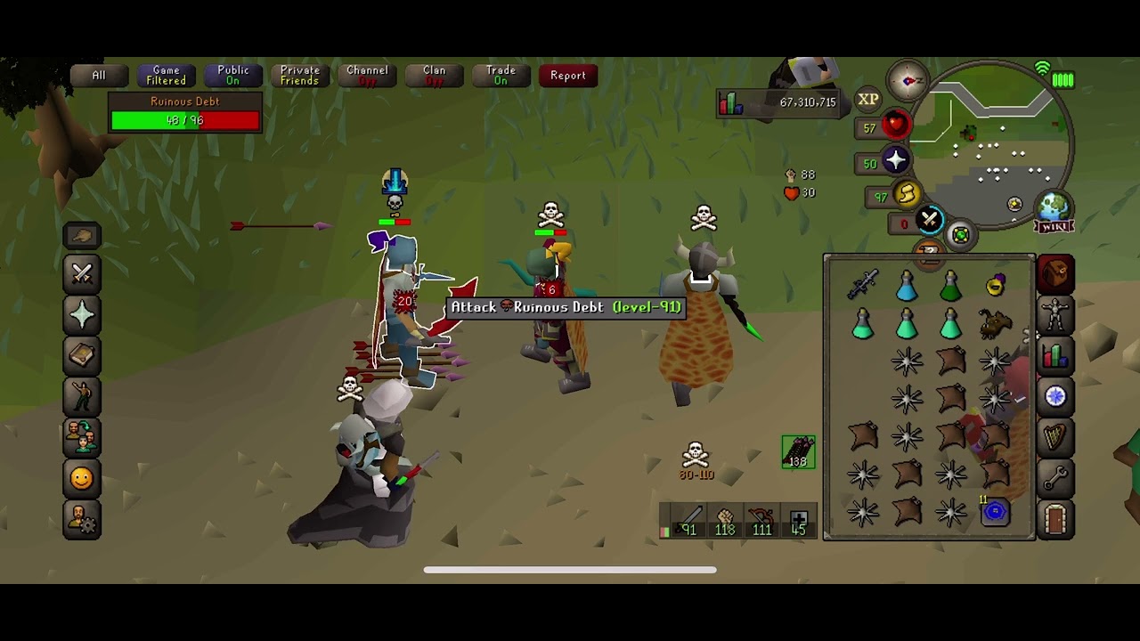 Osrs mobile pking boss - YouTube