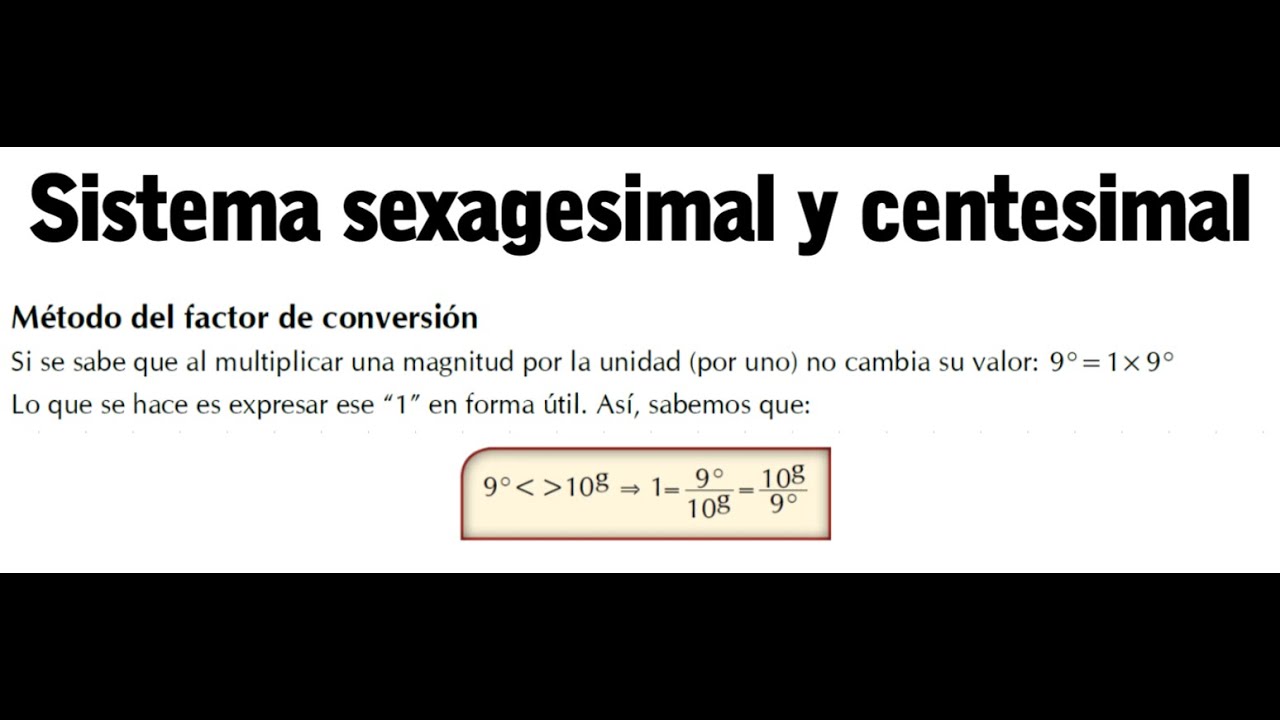 Semana 2: Sistema Sexagesimal y Centesimal/2do Secundaria(Trigonometría ...