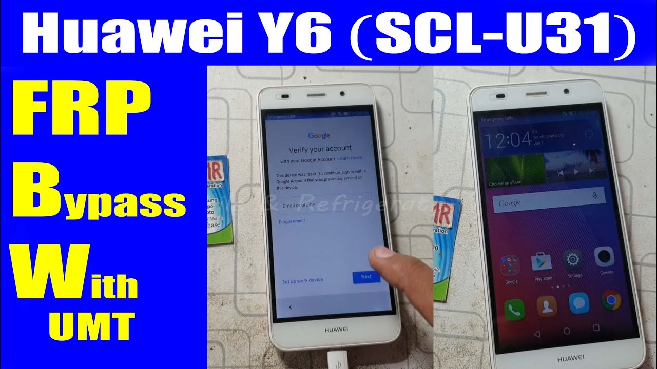 Huawei Y6 (SCL-U31) FRP Bypass UMT FRP Tool (Just 1 Click) | Urdu Hindi ...