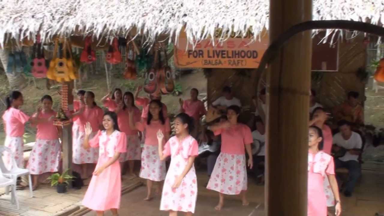 Bohol - Loboc Dancers river cruise performance Philippines HD - YouTube