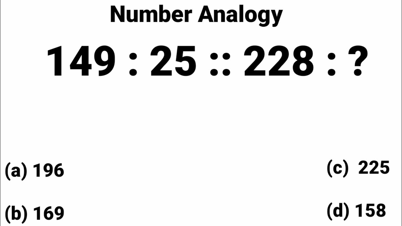 Logical Reasoning | Maths Puzzles | Reasoning for ssc cgl | competitive ...