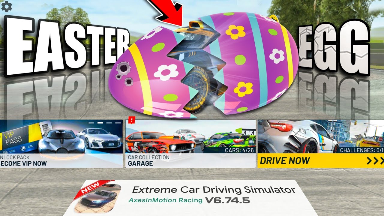 EASTER EGG 🥚 SURPRISE! || UNLOCK ALL NEW CAR'S || Extreme Car Driving ...