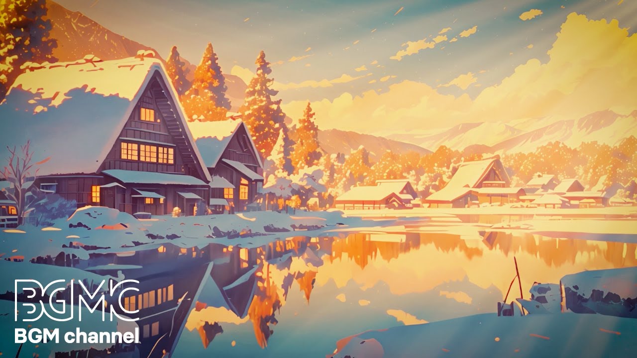 Beautiful Winter Snow Scene Relaxing Piano Music for Soothing, Calming ...