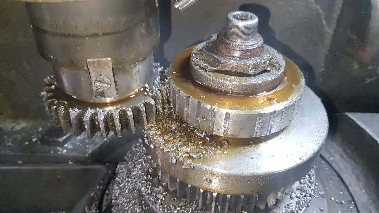 How to Process gear Shaper Gear of 10Dp double step Gear#cncmachine# ...