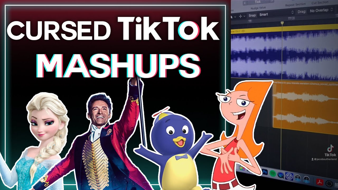 my top CURSED TikTok song mashups - YouTube