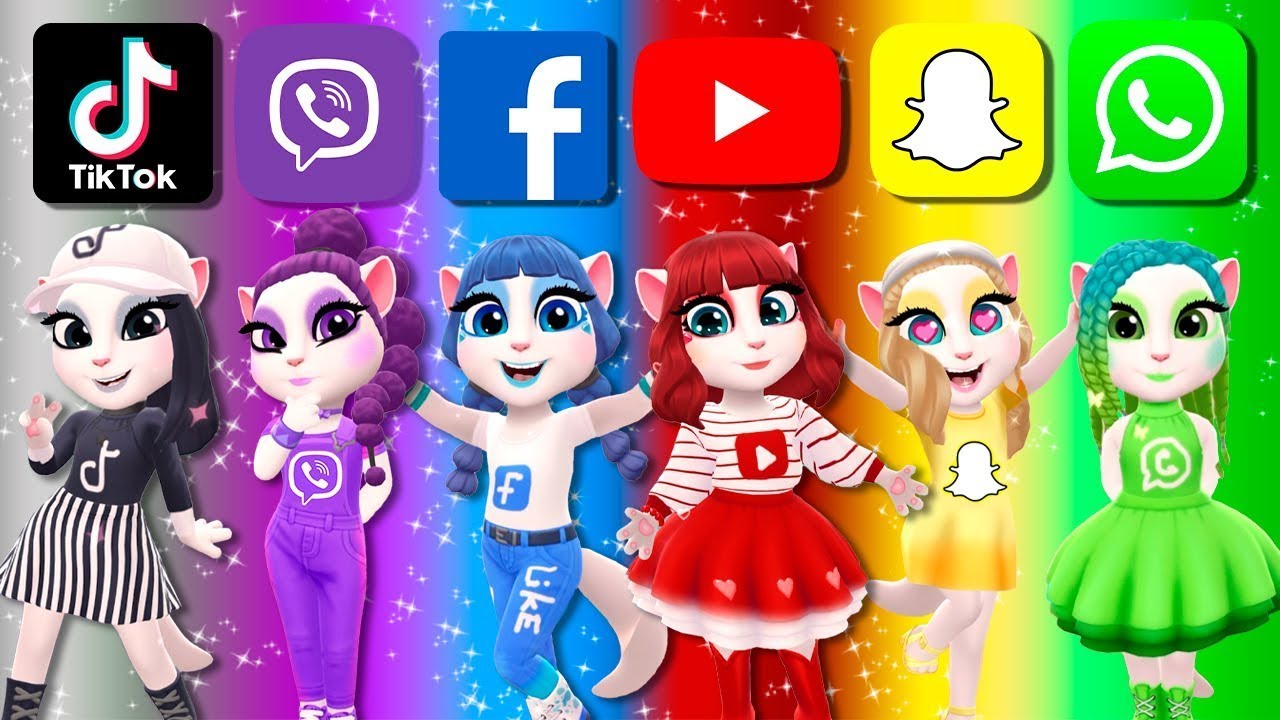 My talking Angela 2 | Social Media, Viber, Facebook, SnapChat, Whatsapp ...
