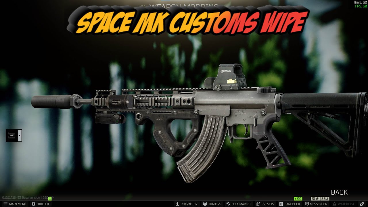 Customs wipe with the space mk - Escape From Tarkov - YouTube