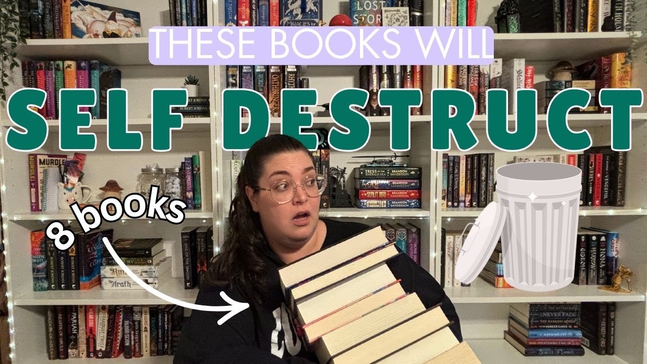 🚮 THESE BOOKS will self destruct 🔨🗓️ - YouTube