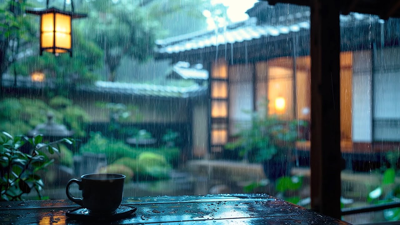 Old Japanese Town Ambience | Japanese Ambience for Sleep and Meditation ...