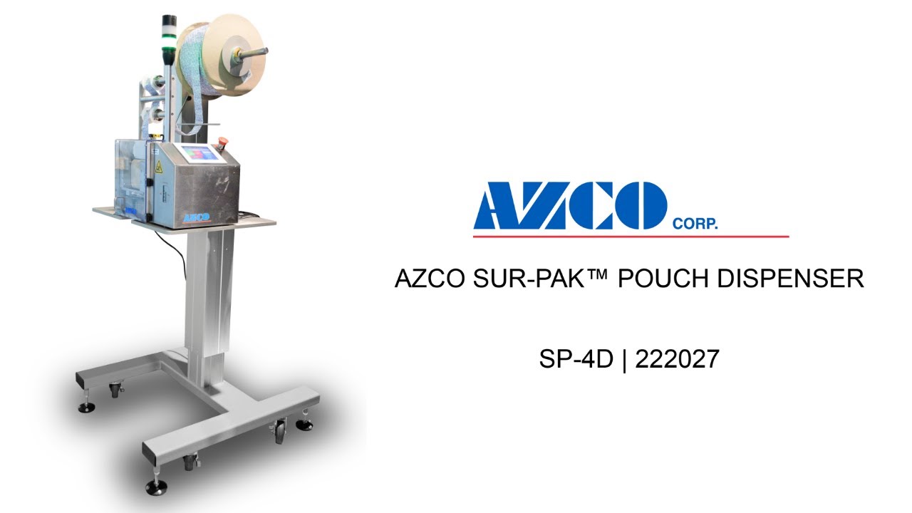 Pouch Dispenser for Desiccant and Pouches 222027 - YouTube