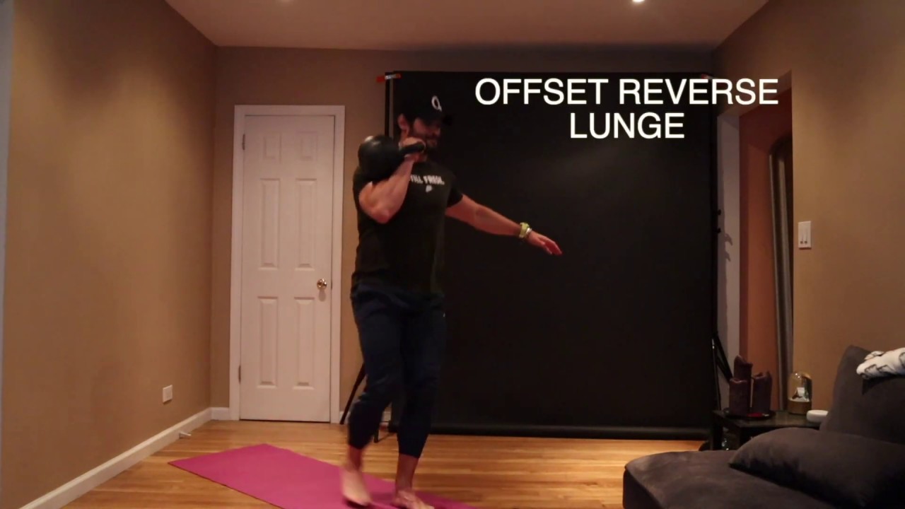 OFFSET REVERSE LUNGE - YouTube