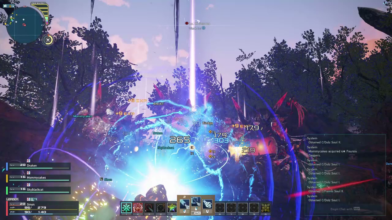 PSO2 NGS: Infinite PP/MANA build. - YouTube