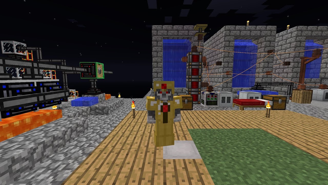 Feed the Beast Infinity Evolved Skyblock Ep. 21 Flux-Infused Armor ...