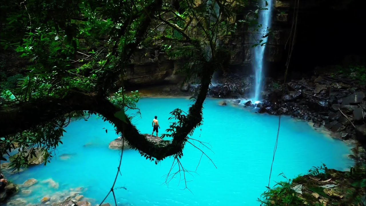 Blue Lagoon Meghalaya | Labon Falls 🇮🇳 - YouTube