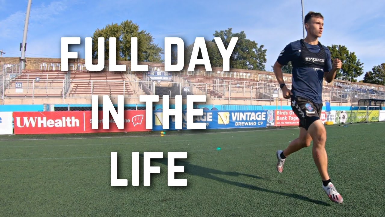 FULL DAY IN THE LIFE OF A PRO SOCCER/FOOTBALL PLAYER - YouTube