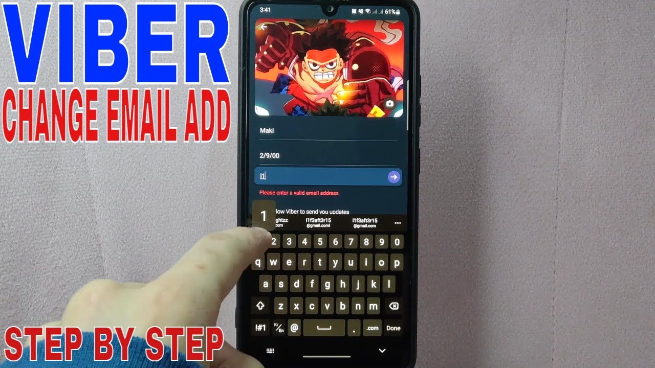 How To Change Email Address On Viber 🔴 - YouTube