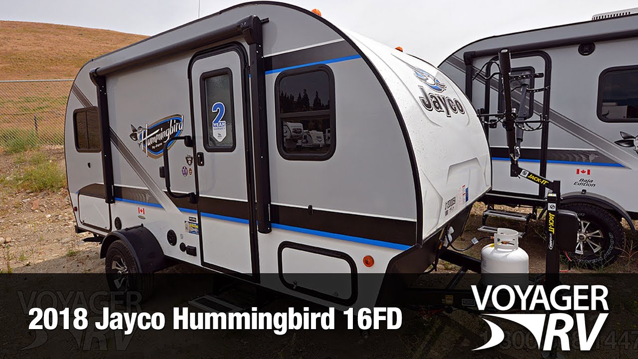 2018 Jayco Hummingbird 16FD Travel Trailer Video Tour - Voyager RV ...