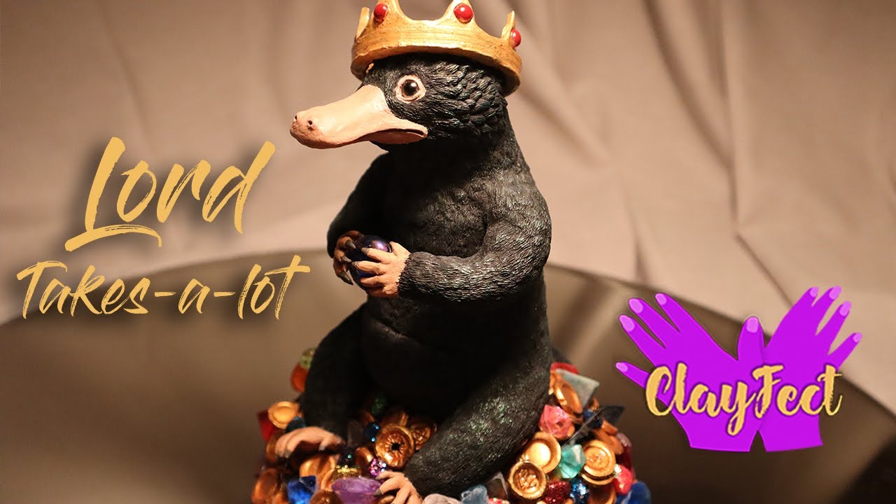 Sculpting NIFFLER !!! - Making my own HOGWARTS LEGACY magical beast ...