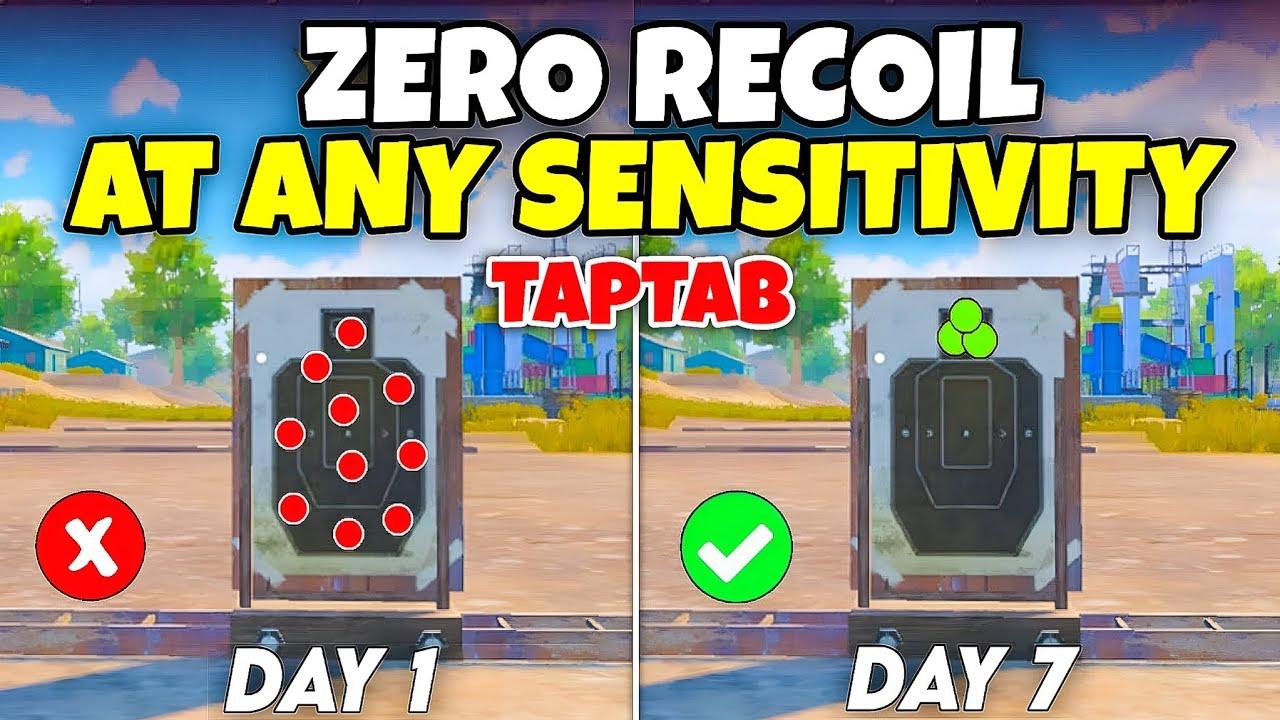 How To TapTap ️Get ZERO RECOIL ️at Any Sensitivity | Zero Recoil ...