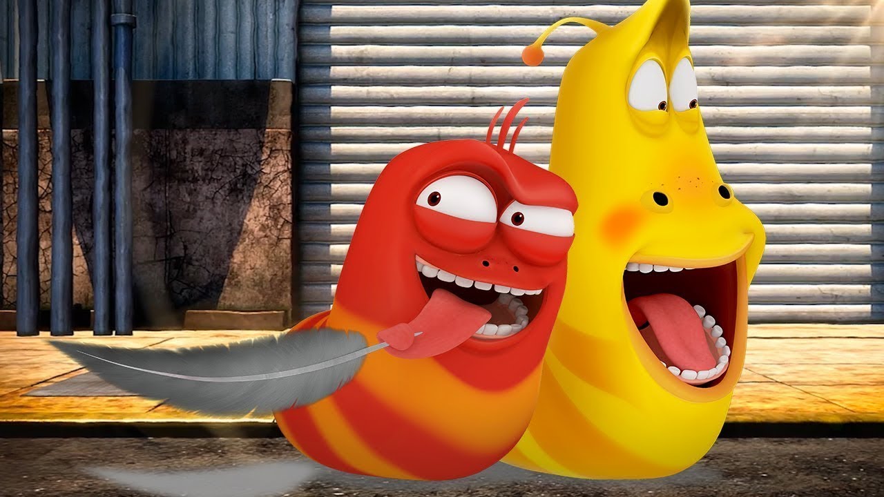 LARVA | Dags att kittla 🐛| Tecknade barn för barn | Larvtecknad ...