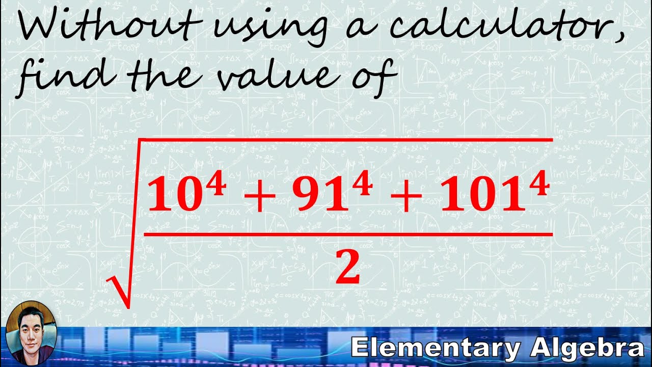 Finding the Magic of Math: Square root of three numbers raised to the ...