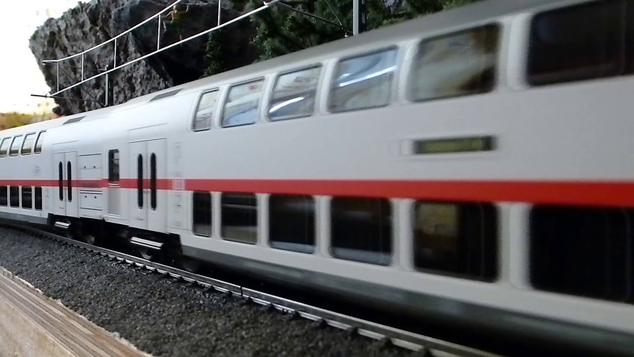 Märklin H0 Intercity Doppelstockwagen Set 43476 + Roco E-Lok Porsche BR ...