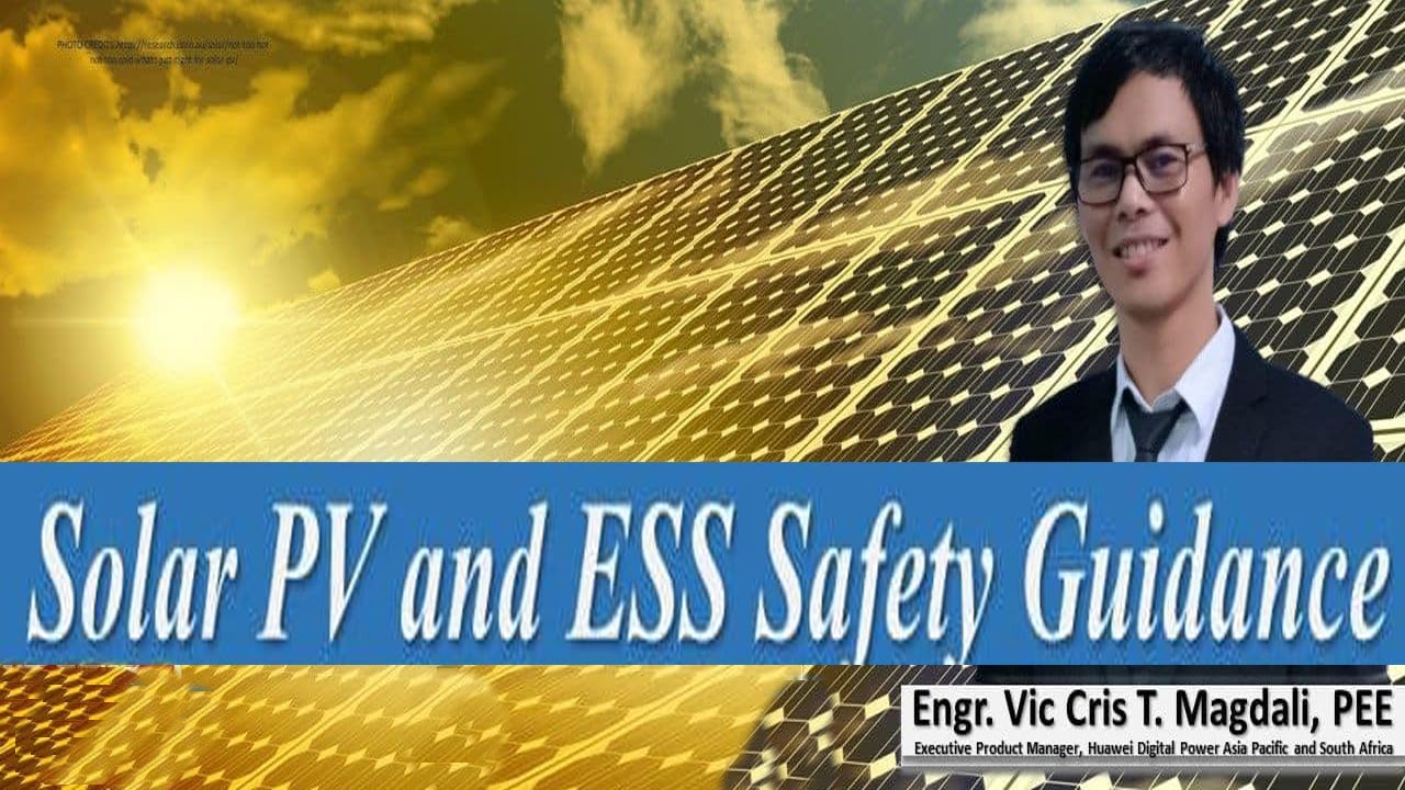 Solar PV and ES Safety Guidance by IIEE Northern Laguna Chapter - YouTube