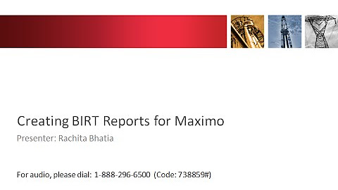 Maximo Birt Reporting Quick Tips - YouTube