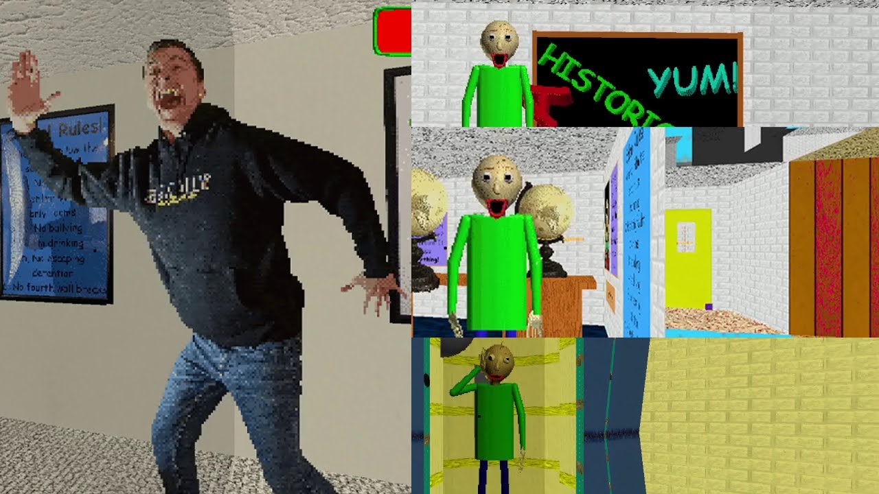 Unlocking all Post Game NULL endings (Baldi's Basics classic remastered ...