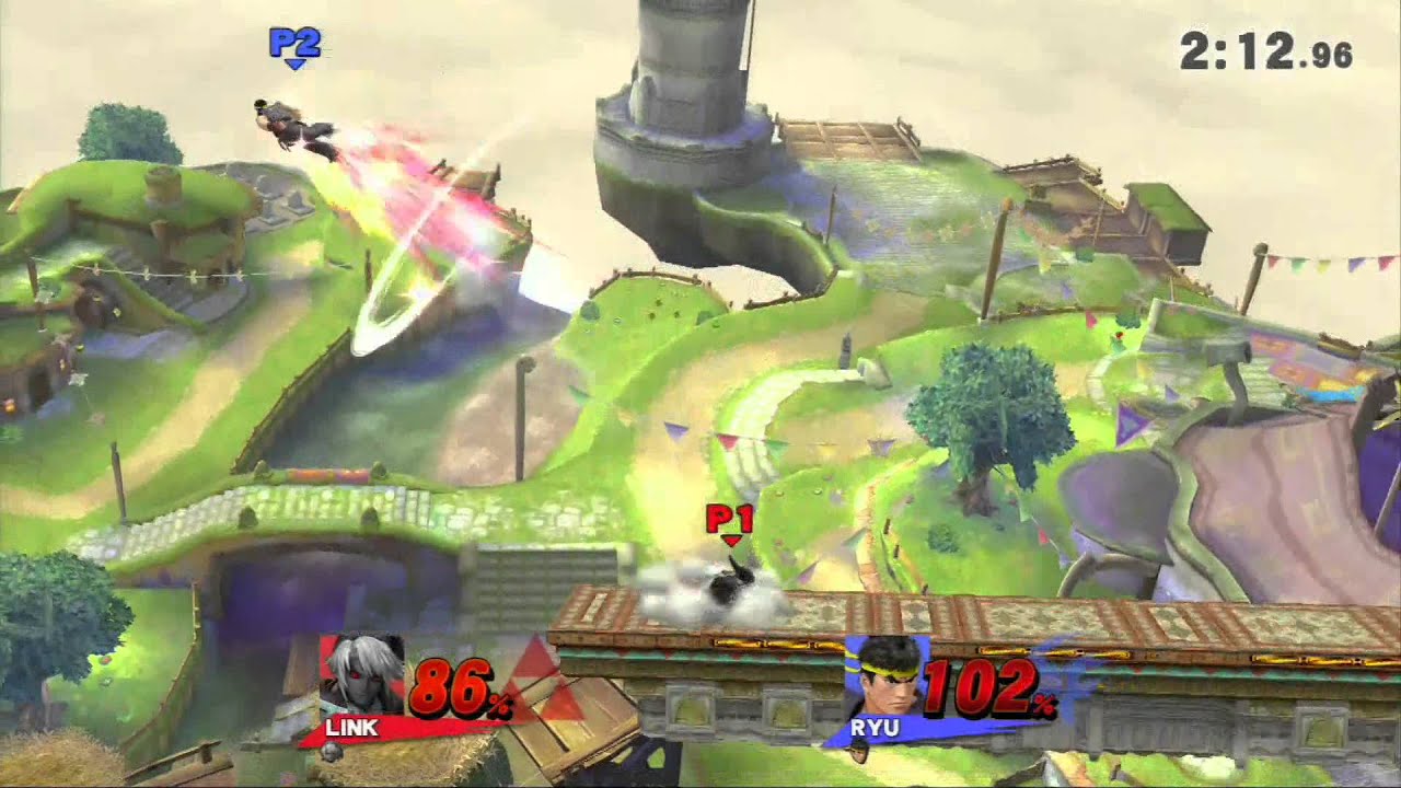 Super Smash Bros WiiU: DarkDeity (Link) vs MiNiSh KiD (Ryu) - YouTube