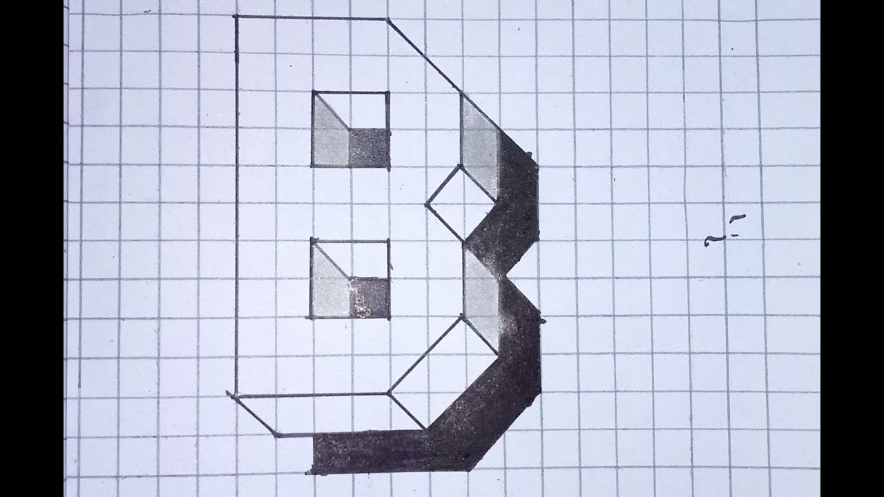 Quickest doodle | how to draw 3D drawing | how to draw 3D alphabet ...