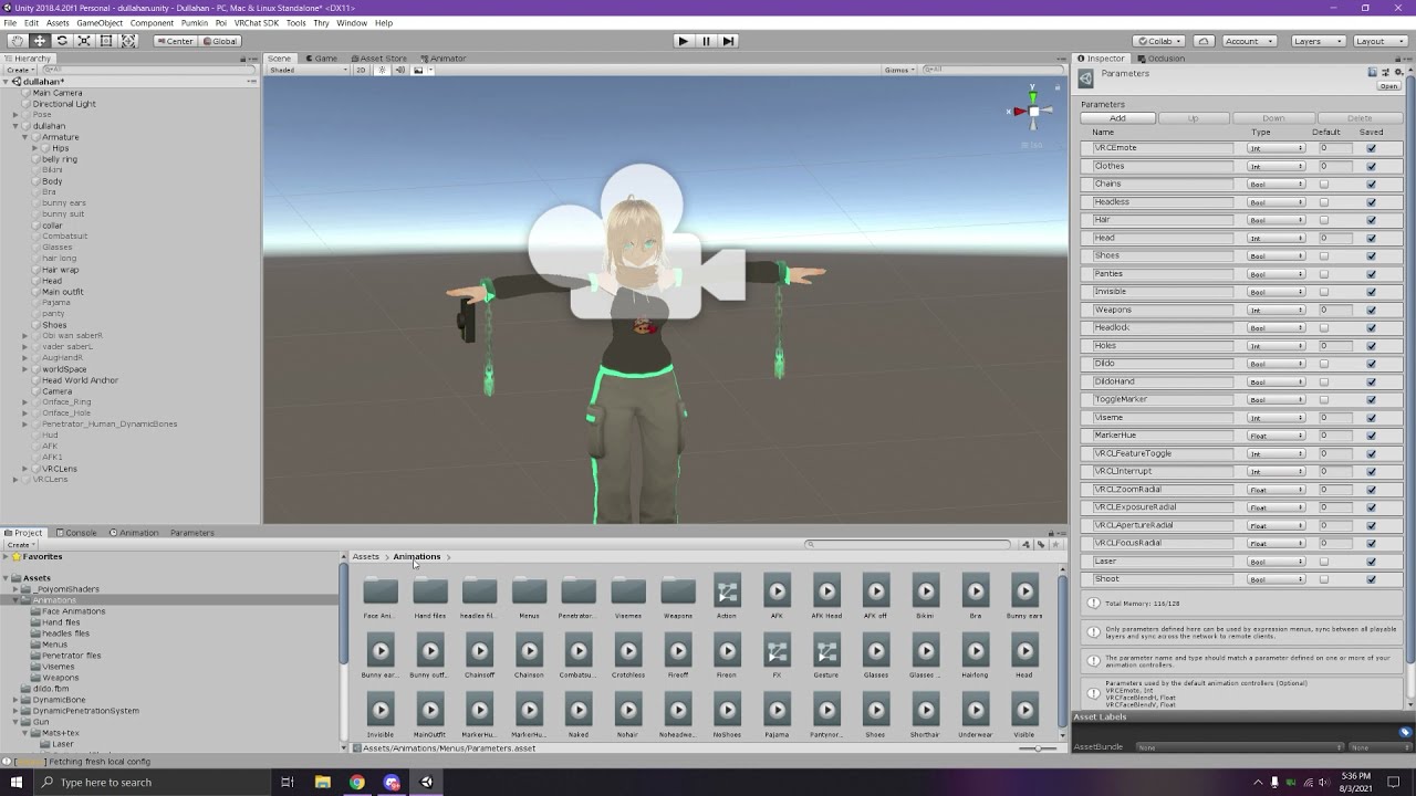 Vrchat Dullahan head prefab - YouTube