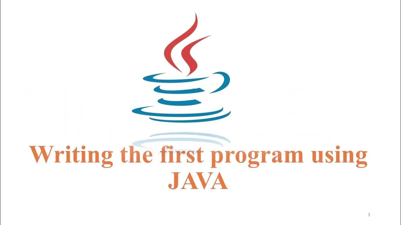 First java program: Displaying a welcome message. - YouTube
