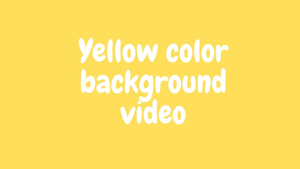 Yellow colour color background video Free Hd Video Footage for Editing ...