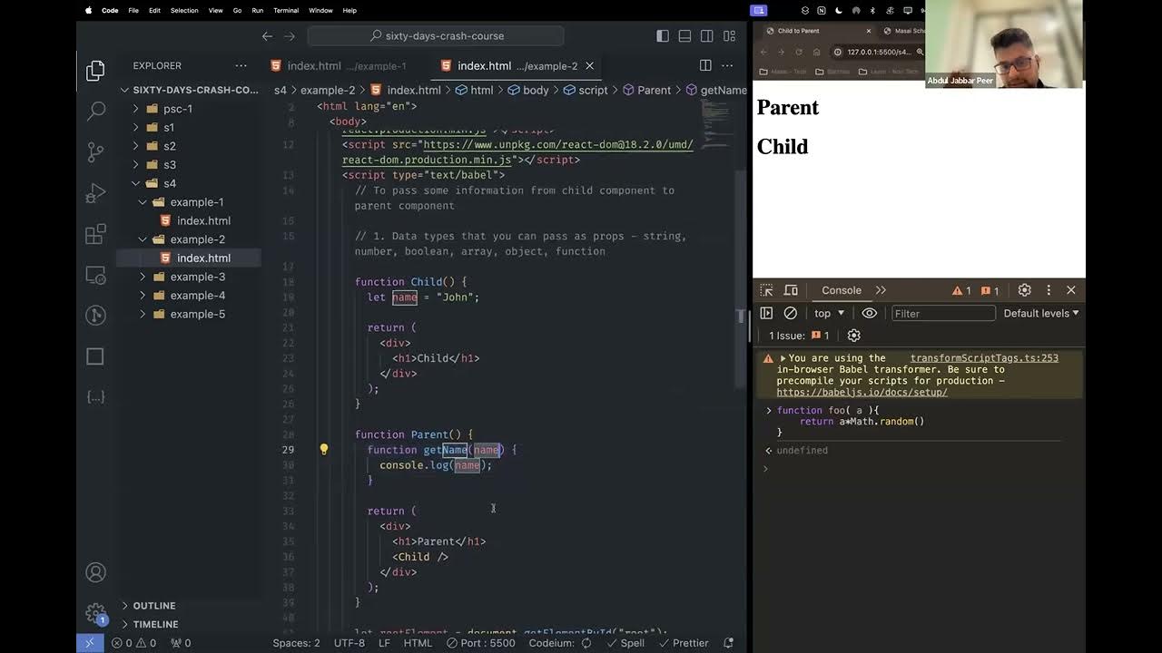 day_14 React Forms, Lists and keys and Axios library - YouTube
