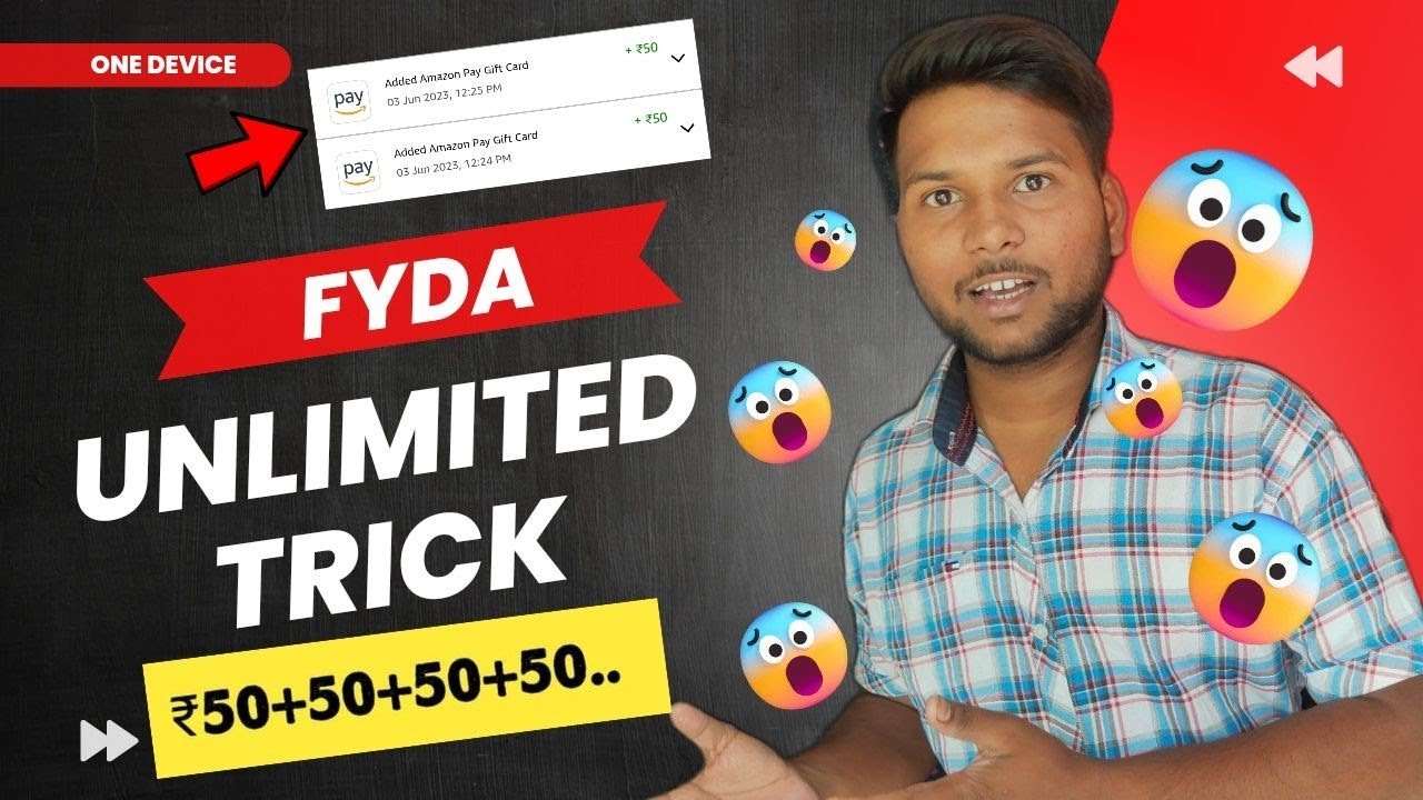 ( OVER NOW )Fyda App Unlimited One Device Refer Bypaas Trick || ₹50+50 ...
