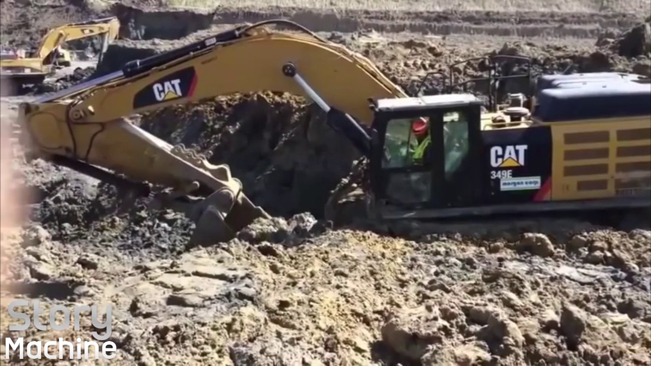 Amazing Excavator Driving Skills, Amazing Bulldozer Stunts, Heavy ...