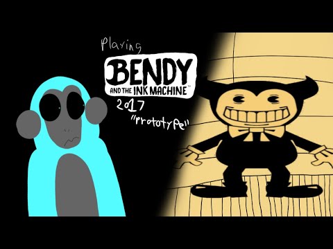 Playing Bendy and the Ink Machine 2017 "Prototype" - YouTube
